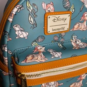 Loungefly | Bags | Loungefly Disney Bambi Forest Floral Mini Backpack ...